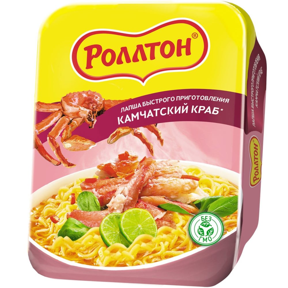 Kamchatka Crab Instant Noodles, Rollton, 90g/ 3.17 oz – RussianFoodS