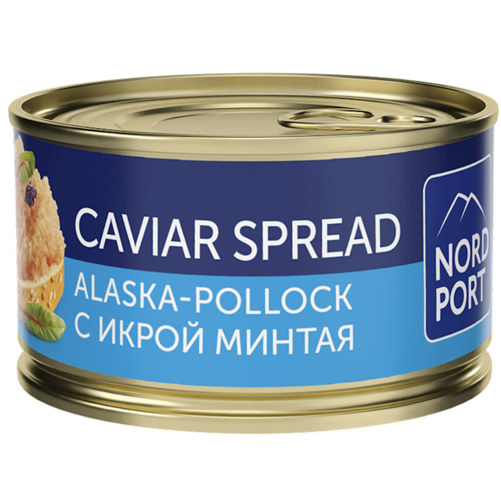Fish Spread with Pollock Caviar, Nord Port, 130g/ 4.59 oz – RussianFoodS