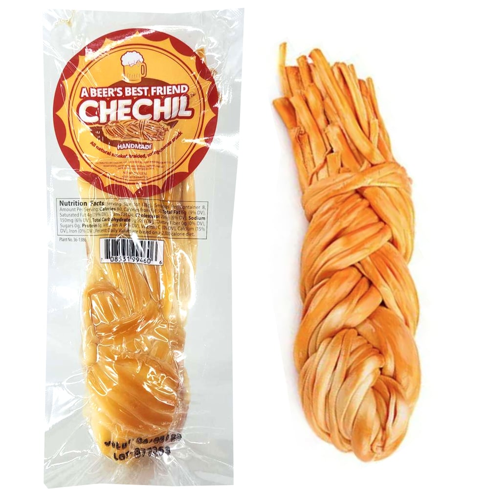 Chechil Smoked Braided String-Cheese (Pre-Pack), 226g/ 8oz – RussianFoodS