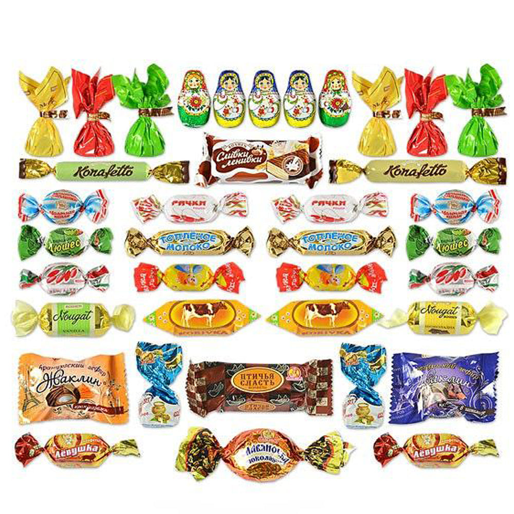 Buy Candy Set from Slavyanka and Roshen Candy Factories, 3 lb / 1.36 kg ...
