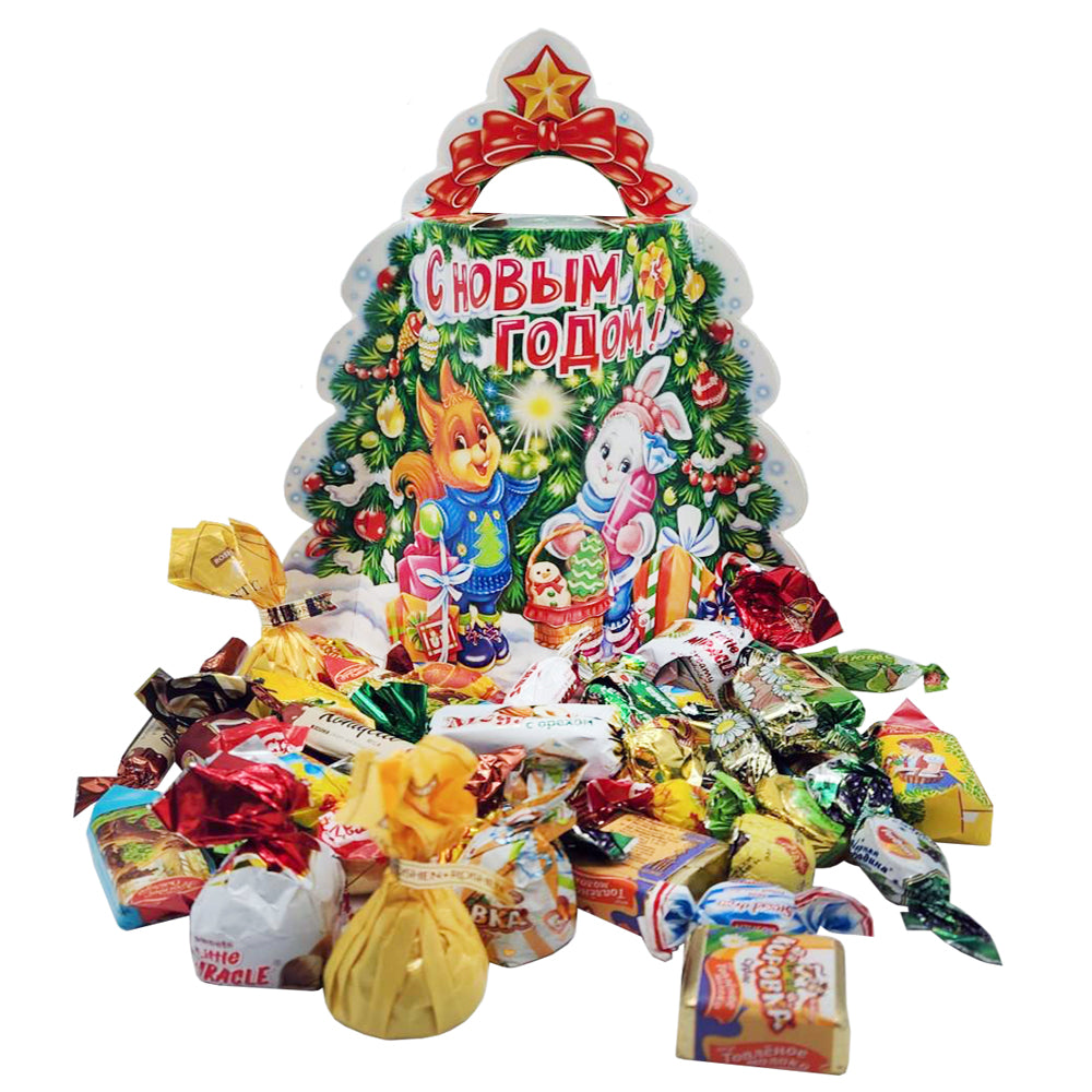 Christmas Candy Set "Christmas Tree", 450g/ 15.87oz – RussianFoodS