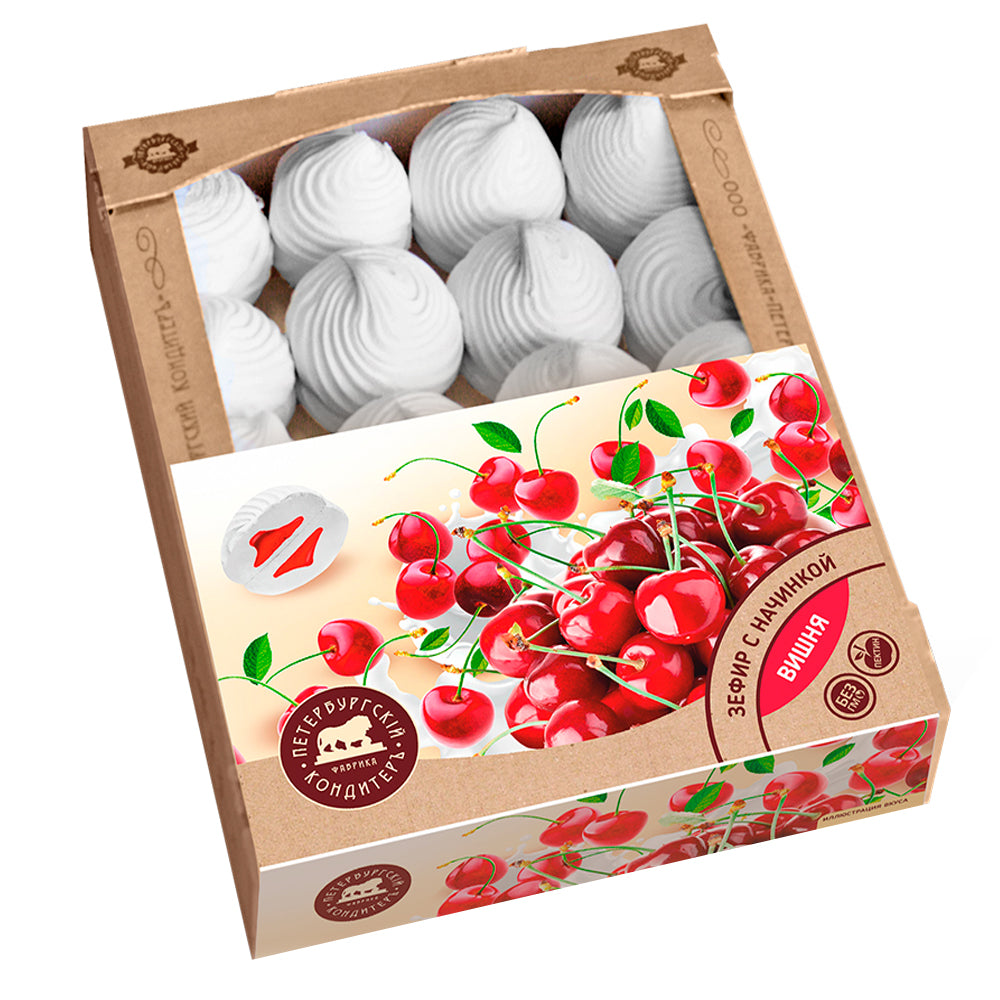 Marshmallow Zefir Cherry Filling, Economy Pack, Petersburg Baker, 1 kg ...