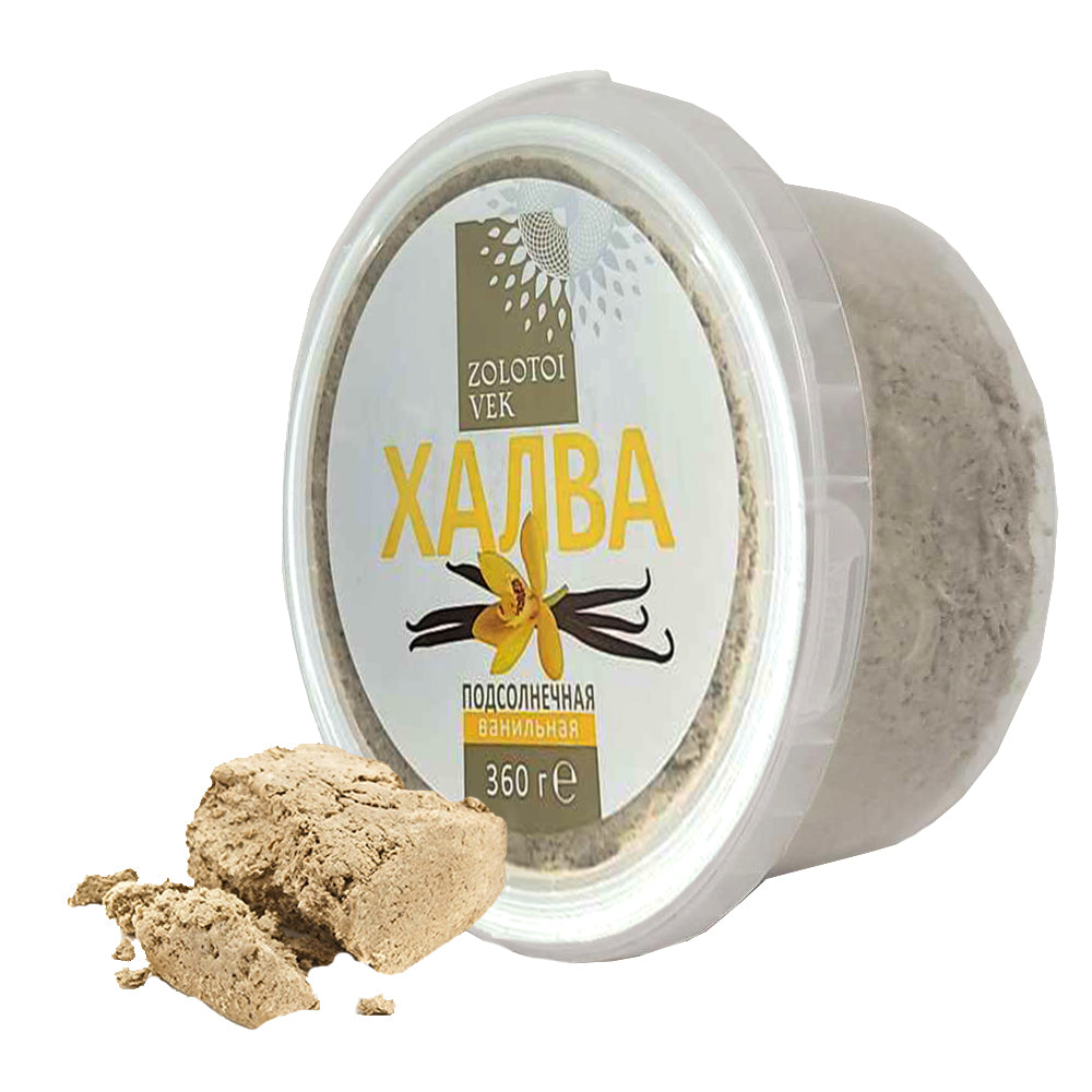 Sunflower Halva, Zolotoy Vek, 360g/ 0.79lb – RussianFoodS