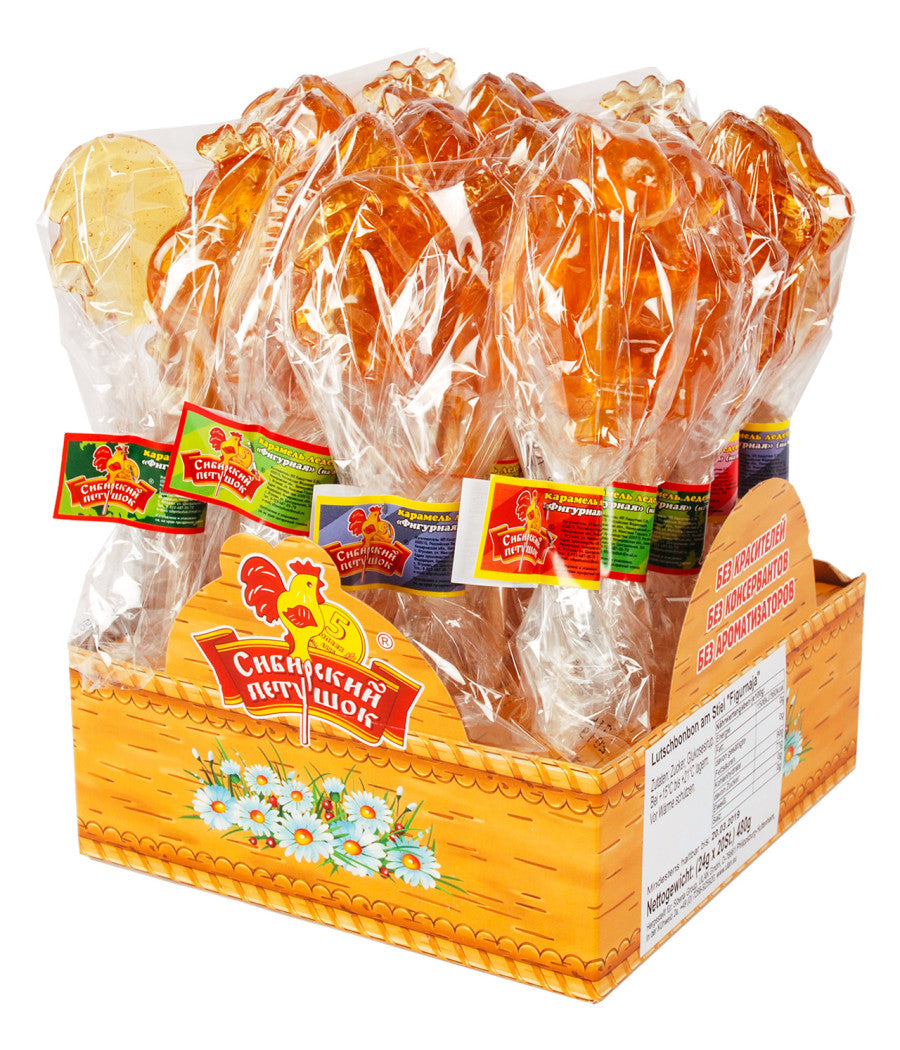 Russian Lollipop "Siberian Cockerel", 24g / 0.85oz – RussianFoodS
