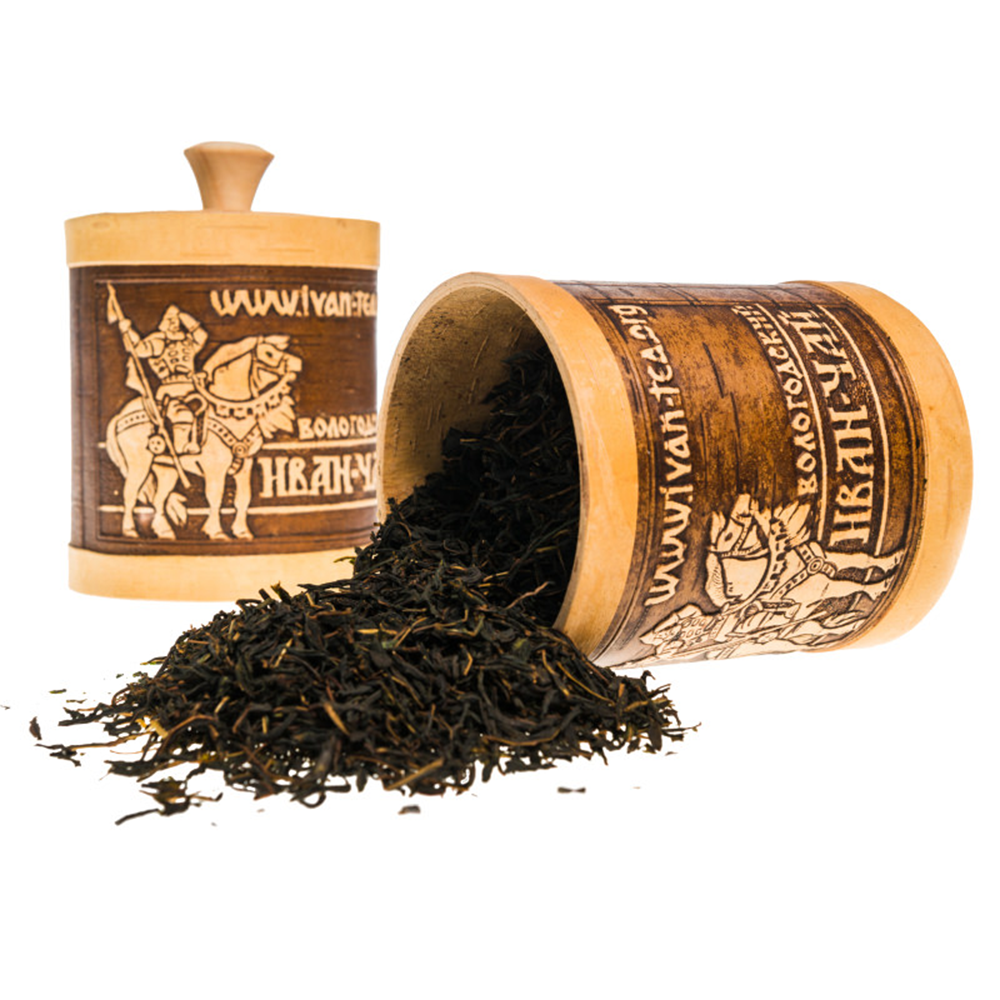 Ivan Tea in a Traditional Birch Bark Box, 2.47 oz / 100 g – RussianFoodS