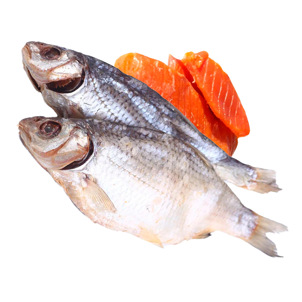 Dried Gutted Roach Vobla with Roe (PRE-PK), Fisherman Sonya, 450g/ 15 ...