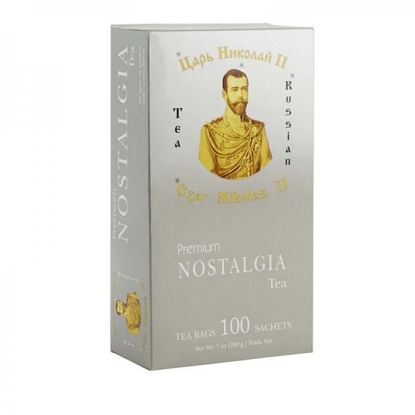 Tea Czar Nicholas II Premium Nostalgia, 100 tea bag – RussianFoodS