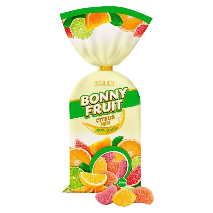 Bonny-Fruit Citrus Mix Jelly Candies, 200g – RussianFoodS
