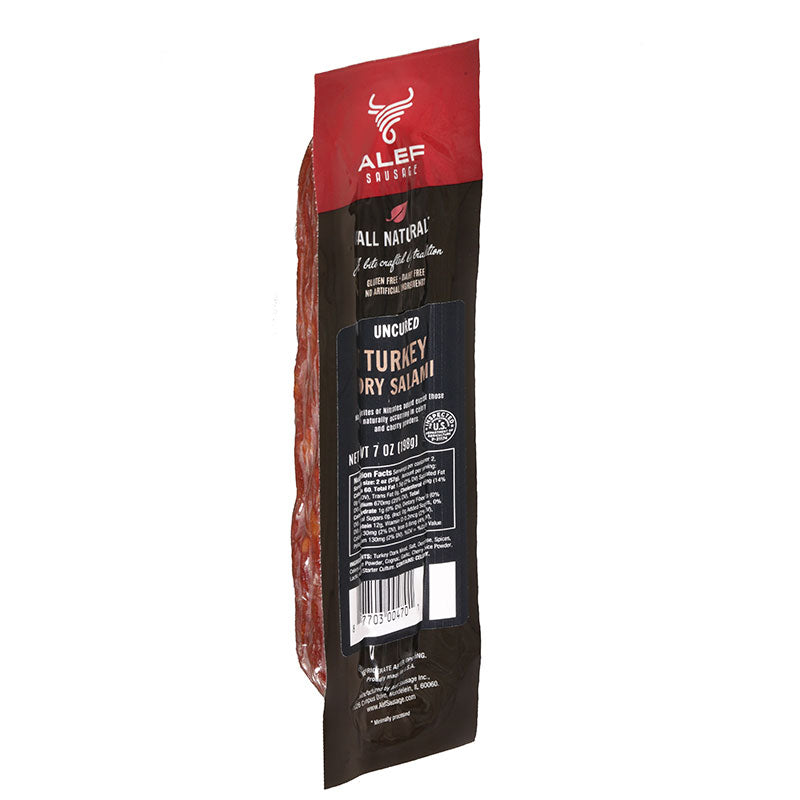 Authentic Turkey Dry Salami Alef 7 oz – RussianFoodS