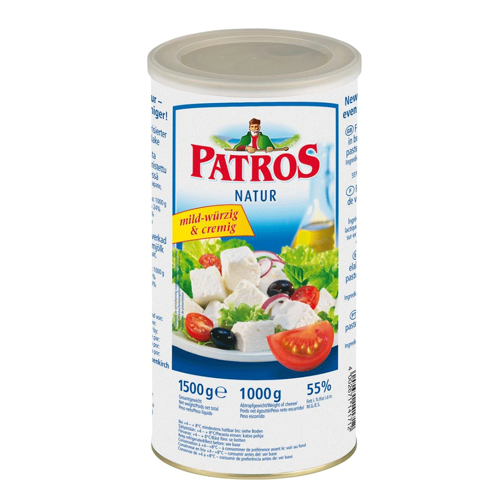 Cheese Patros Feta, 2.2 lbs / 1 kg – RussianFoodS